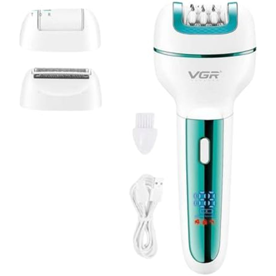 ماكينة إزالة الشعر VGR V-732 - 3 في 1 مقاومة للماء و90 دقيقة استخدام | مزايا شوب Mazaya Shop